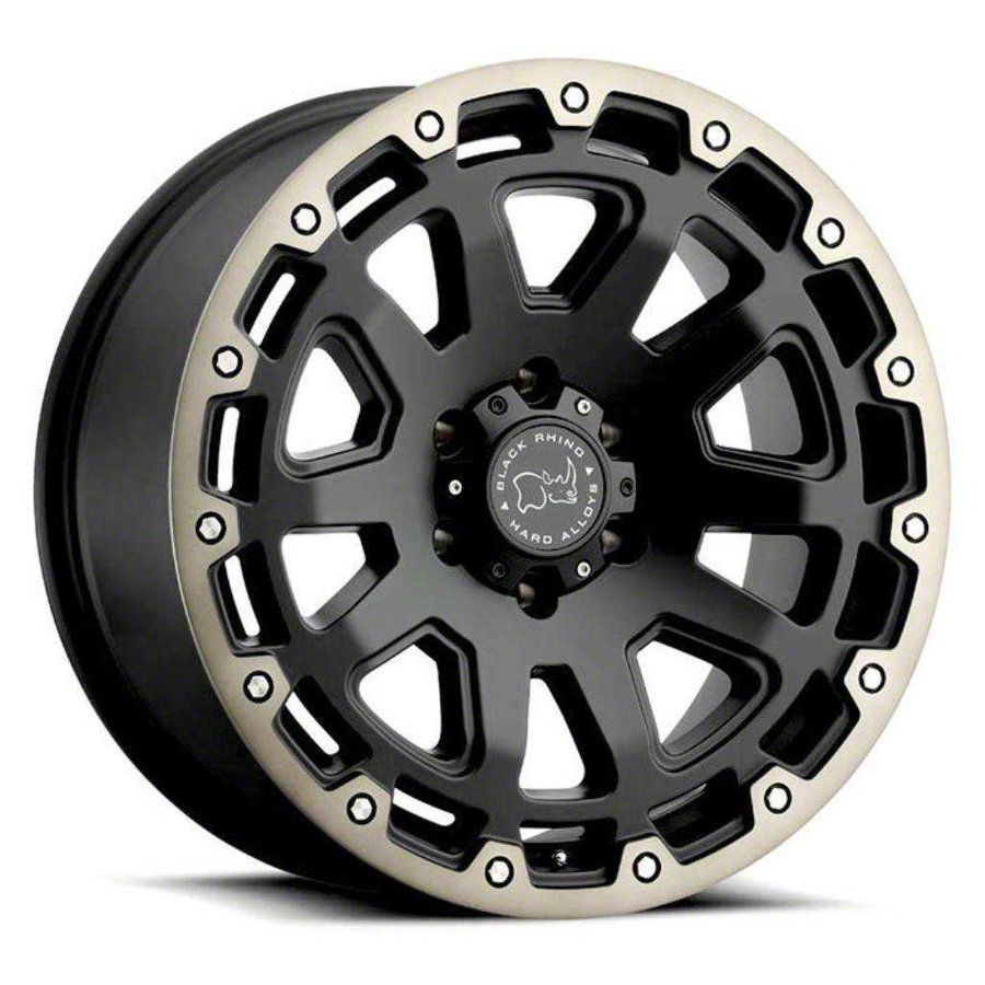 Black Rhino RAM 2500 Razorback Matte Black with Machined Dark Tint Lip ...