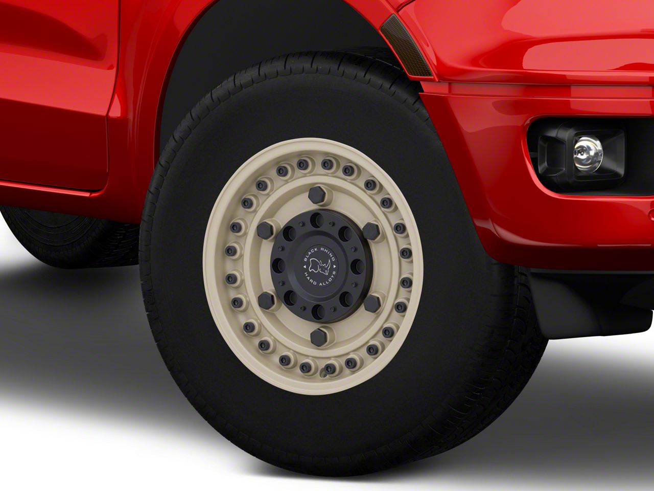 Black Rhino Ranger Armory Desert Sand 6-Lug Wheel; 17x9.5; -18mm Offset ...