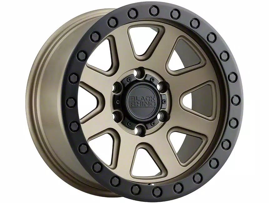 Black Rhino Sierra 1500 Baker Matte Bronze with Black Ring 6-Lug Wheel ...