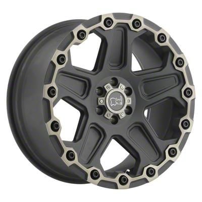 Black Rhino Sierra 1500 Cog Dark Tint Matte Black Machined 6-Lug Wheel ...
