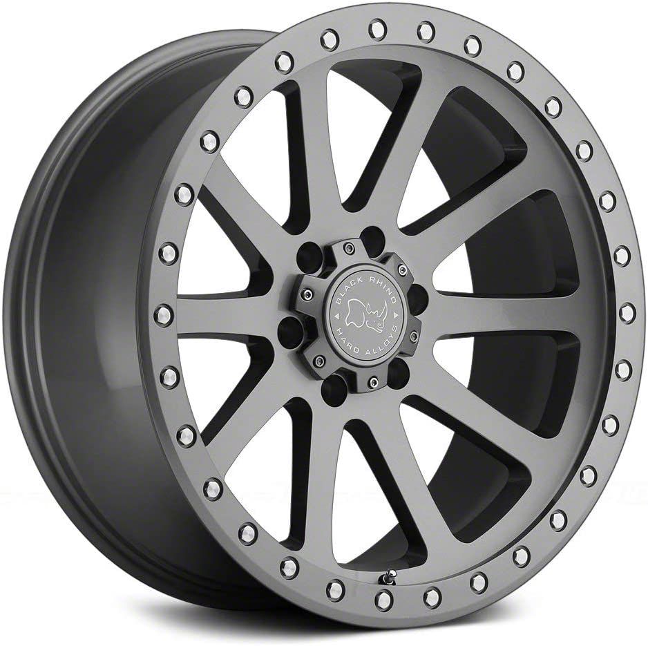 Black Rhino Yukon Mint Gloss Graphite 6-Lug Wheel; 17x9; 12mm Offset ...