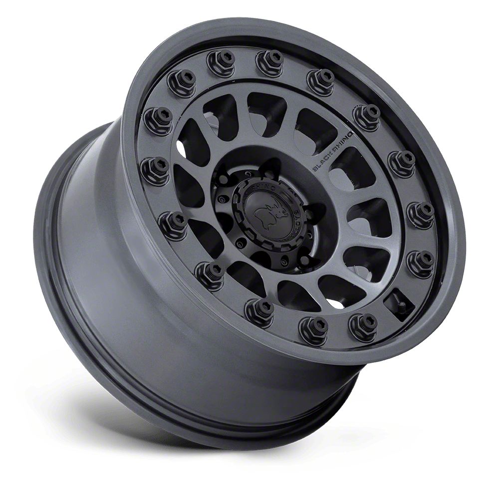Black Rhino Yukon Outback Matte Gunmetal 6-Lug Wheel; 18x8; 32mm Offset ...
