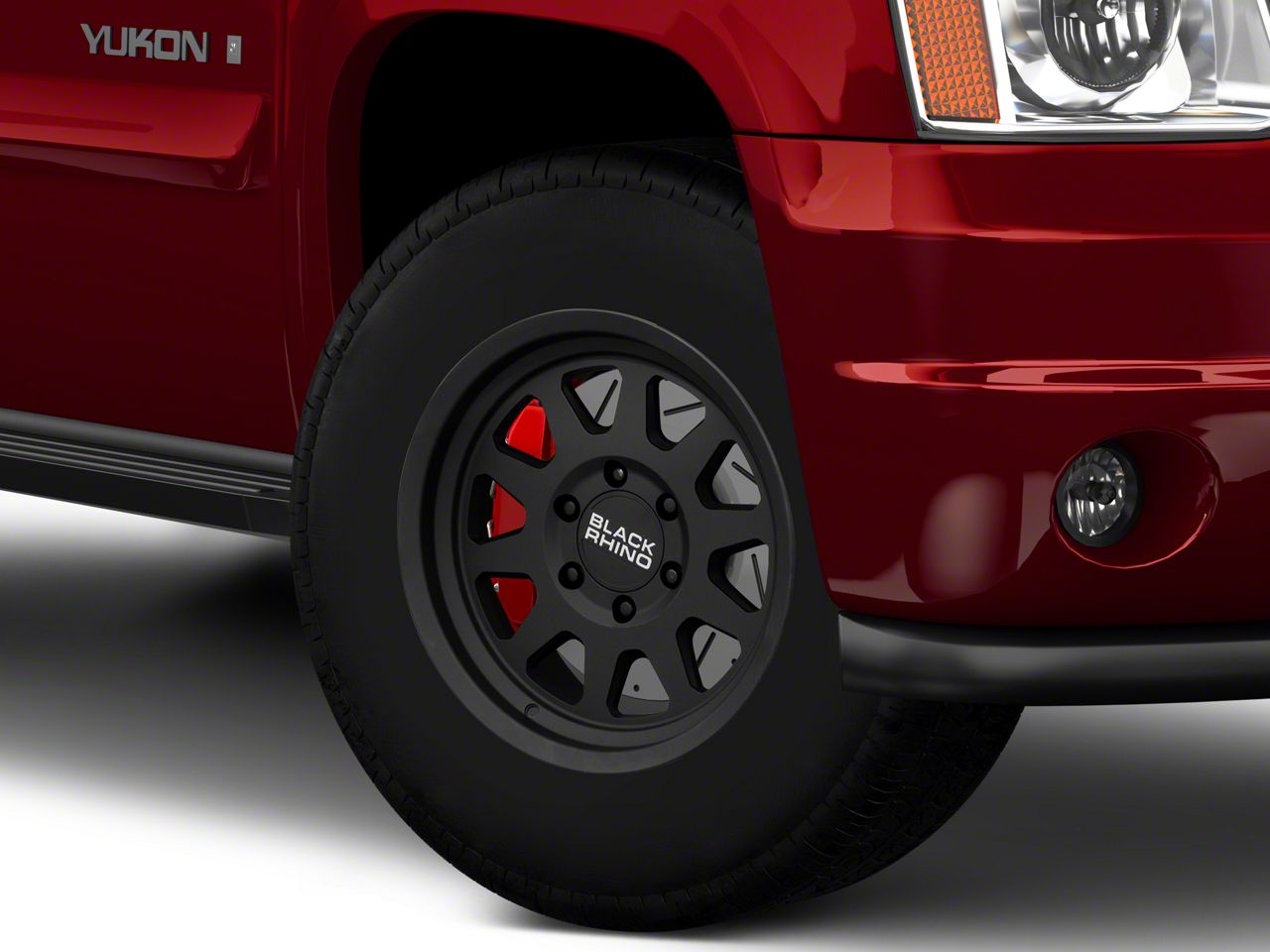 Black Rhino Yukon Stadium Matte Black 6-Lug Wheel; 17x9.5; -18mm Offset ...