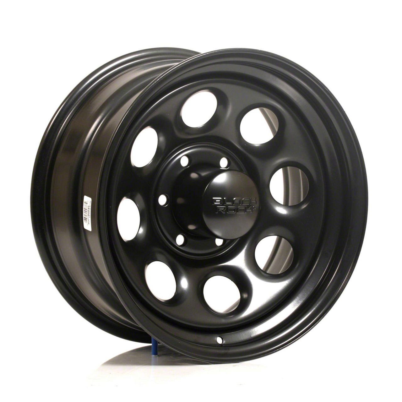 Black Rock Wheels Silverado 1500 Type 8 Matte Black 6-Lug Wheel; 17x8 ...