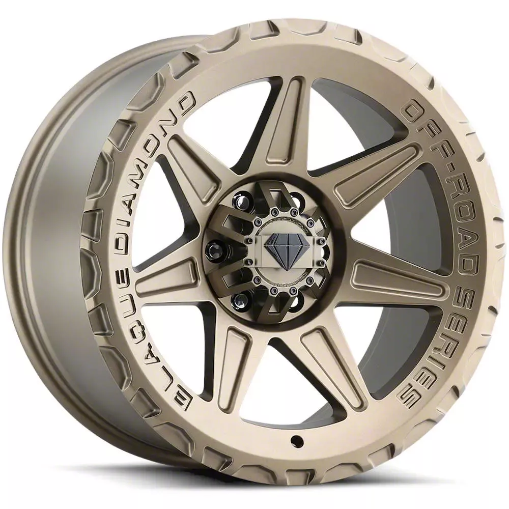 Blaque Diamond Wheels Silverado 1500 BD-O102 Matte Bronze 6-Lug Wheel ...