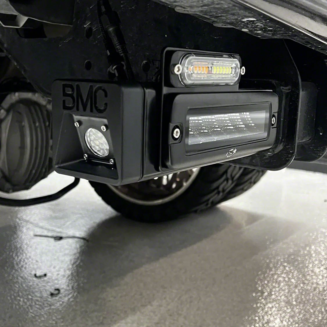 BMC Lights F-350 Super Duty 3-Inch Hitch Bar Lighting Kit with Rigid 6 ...