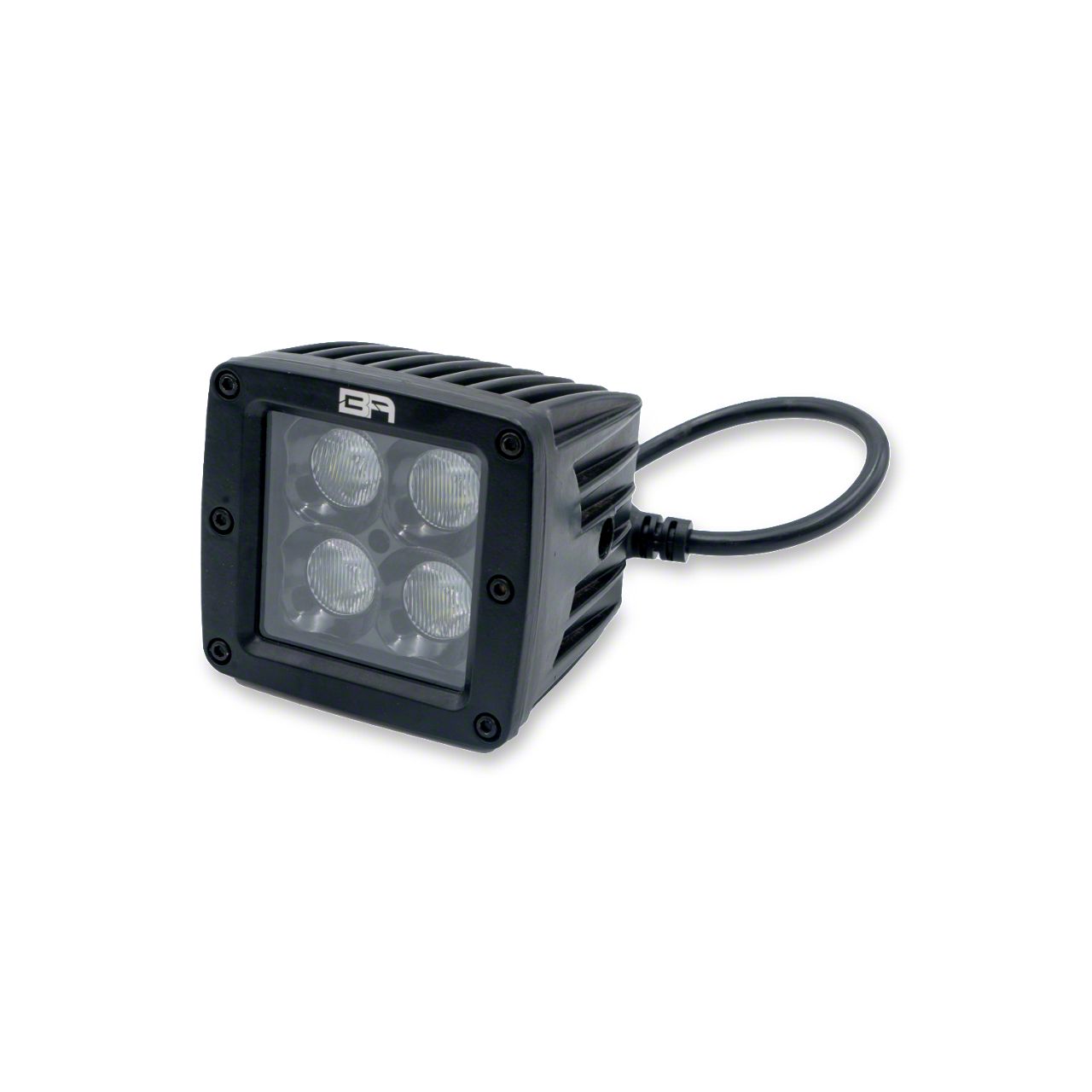 Body Armor 4x4 F-250 Super Duty Blackout LED Cube Lights; Flood Beam 30043 (Universal; Some ...