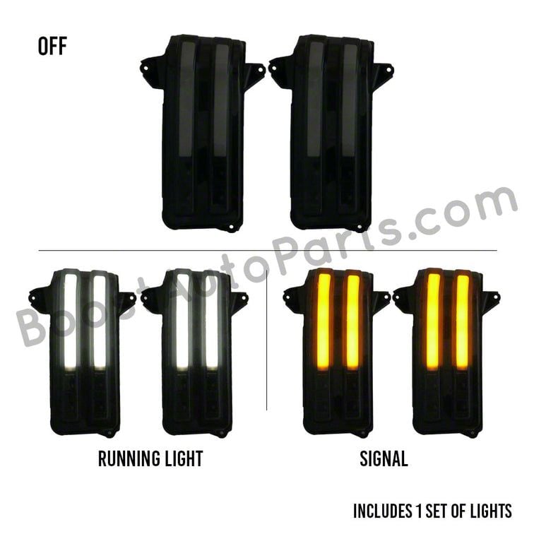 Boost Auto Parts Silverado 1500 Sequential Switchback Towing Mirror ...