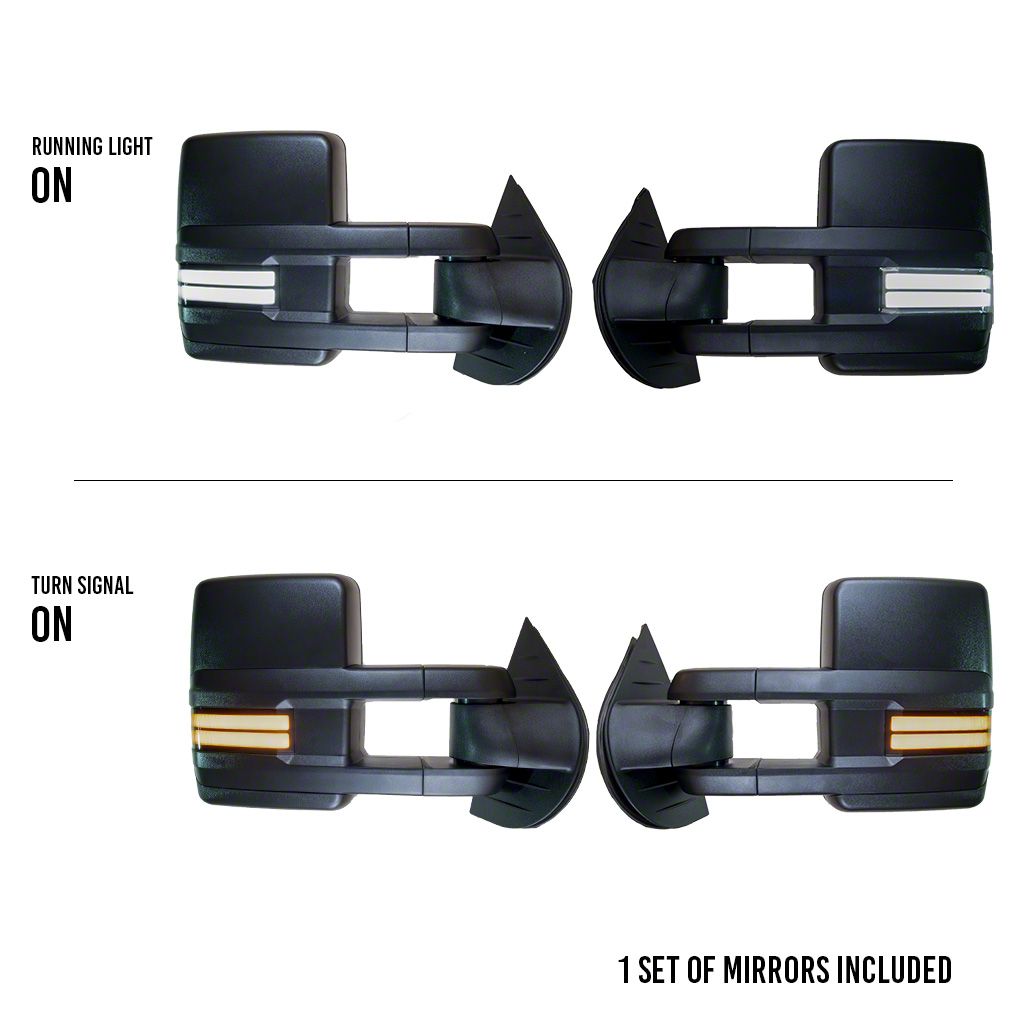 Boost Auto Parts Silverado 2500 Towing Mirrors Black 1912Y PB BTSBX 07 14 Silverado 2500 HD Free Shipping