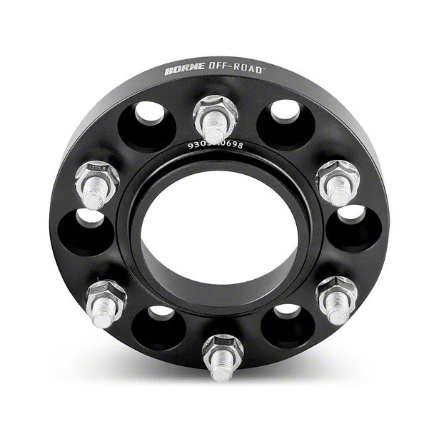 Borne Off-Road F-150 1-Inch Wheel Spacers; Black BNWS-007-250BK (15-25 ...