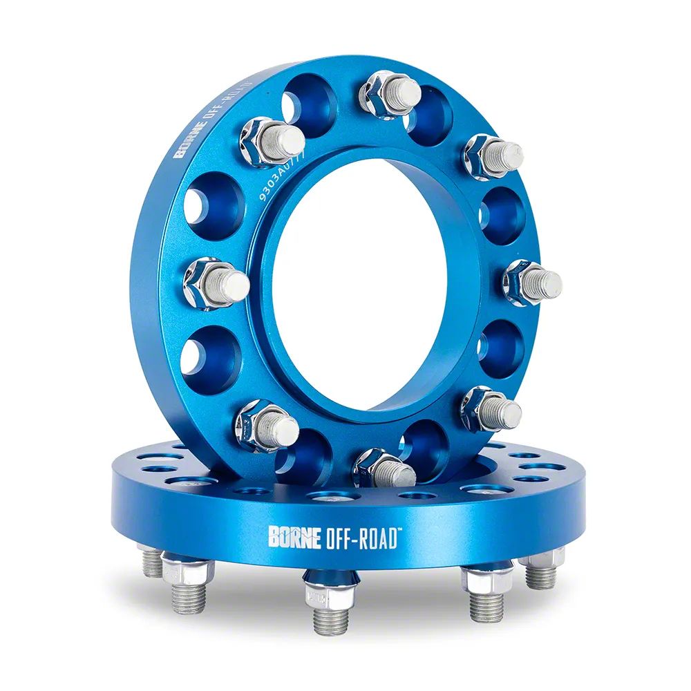 Sierra 2500 1.25-Inch Wheel Spacers; Blue (07-10 Sierra 2500 HD) - Free ...