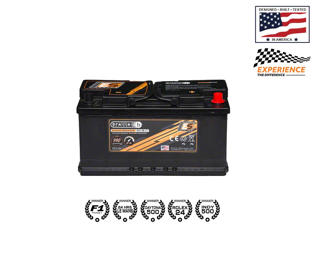 Braille Battery RAM 1500 Endurance AGM Battery; Group Size B49-H8-L5 ...