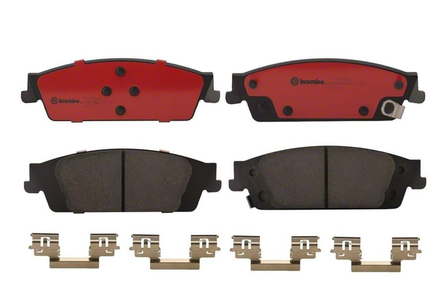 Brembo Yukon NAO Ceramic Brake Pads; Rear Pair P10068N (15-20 Yukon) - Free Shipping