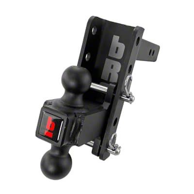 bROK Silverado 2500 2-Inch Reciever Channel Mount Hitch with Dual Ball ...