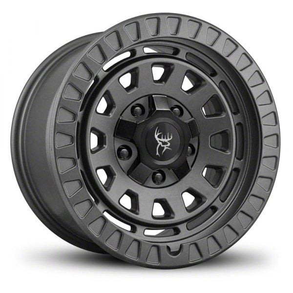 Buck Commander RAM 3500 Venture All Satin Dark Grey 8-Lug Wheel; 17x9 ...