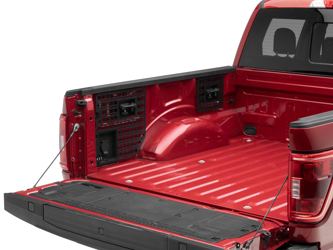 BuiltRight Industries F-150 Bedside MOLLE Rack System; 4-Piece Kit ...
