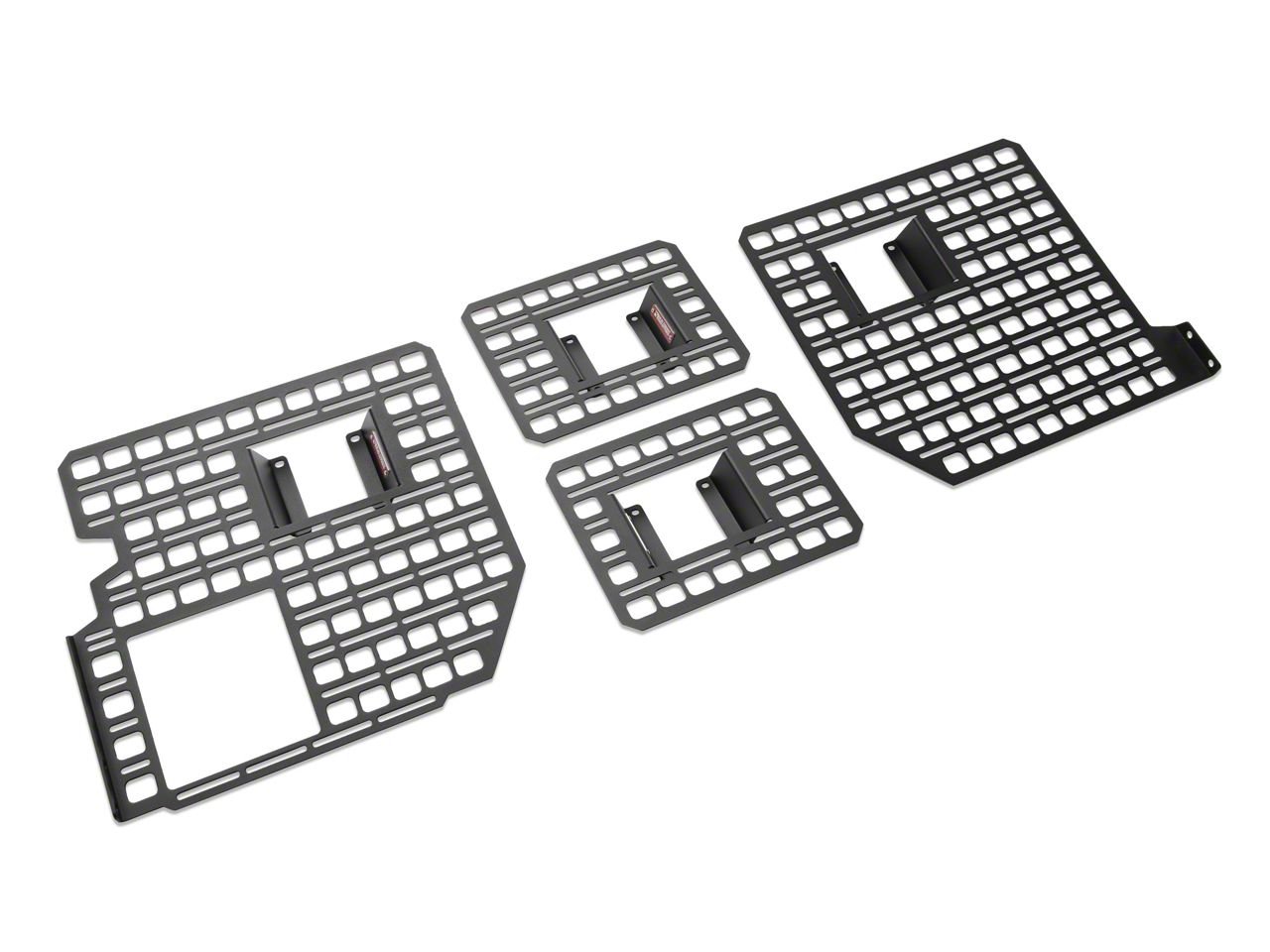 BuiltRight Industries F-150 Bedside MOLLE Rack System; 4-Piece Kit ...