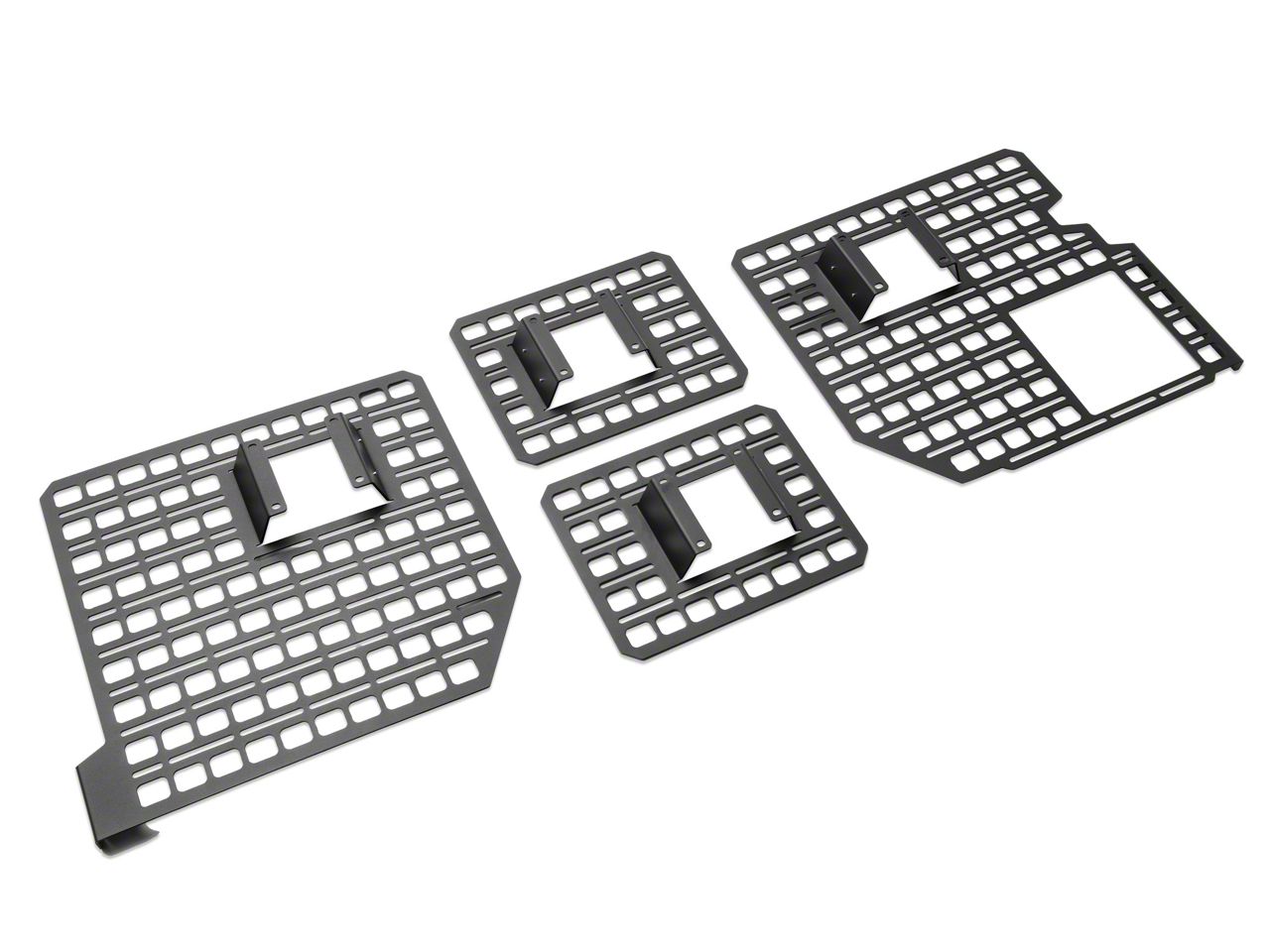 BuiltRight Industries F-150 Bedside MOLLE Rack System; 4-Piece Kit ...