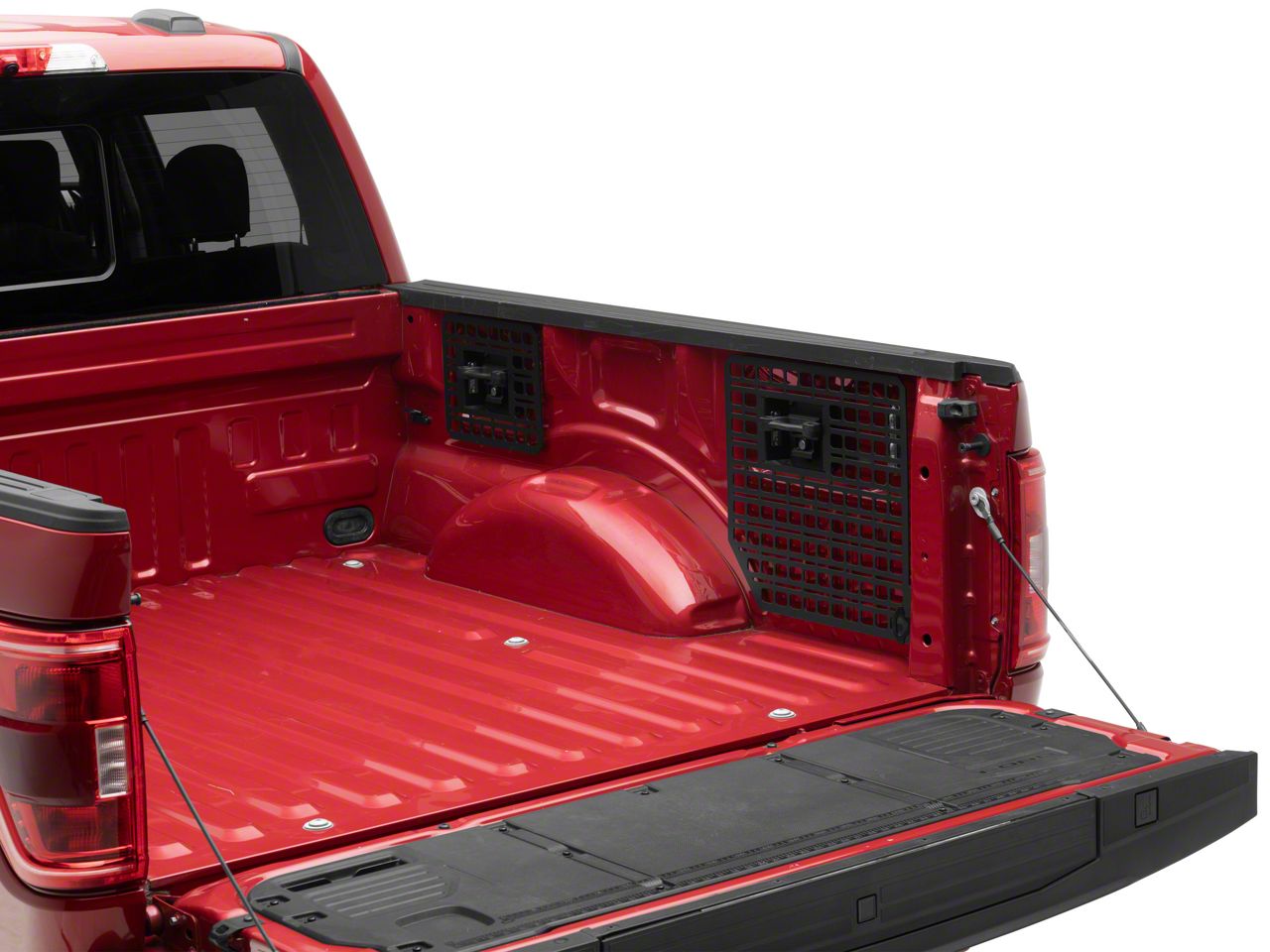 BuiltRight Industries F-150 Bedside MOLLE Rack System; 4-Piece Kit ...