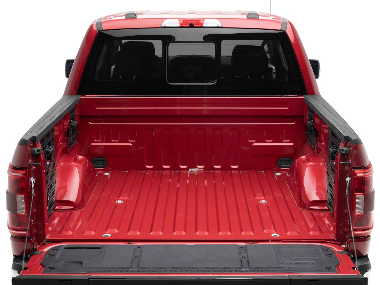 BuiltRight Industries F-150 Bedside MOLLE Rack System; 4-Piece Kit ...