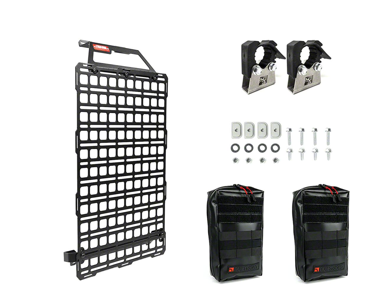 F-150 Seat Back Tech Plate MOLLE Panel; Stage 1 Kit (15-25 F-150 ...