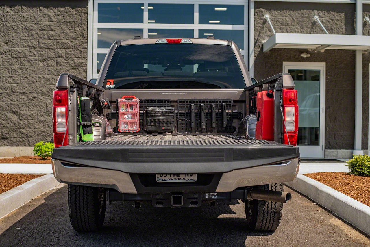 BuiltRight Industries F-350 Super Duty Bedside MOLLE Rack System; 4 ...