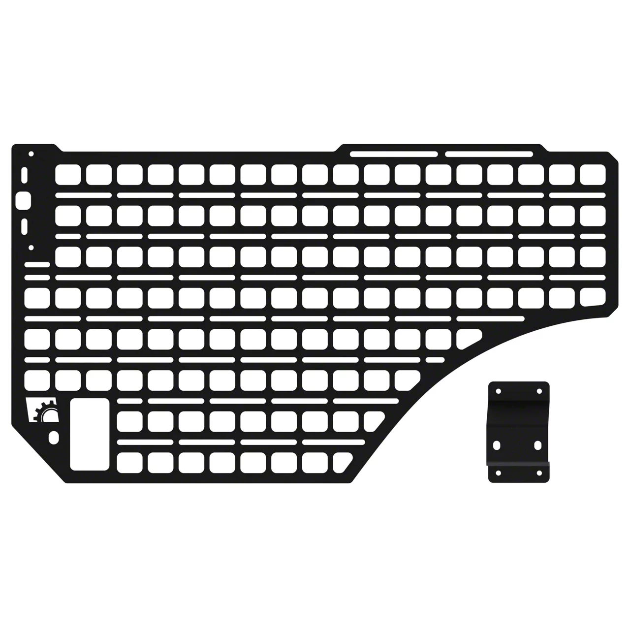 RAM 1500 Bedside MOLLE Rack System; Rear Panel (09-18 RAM 1500 w/ 5.7 ...