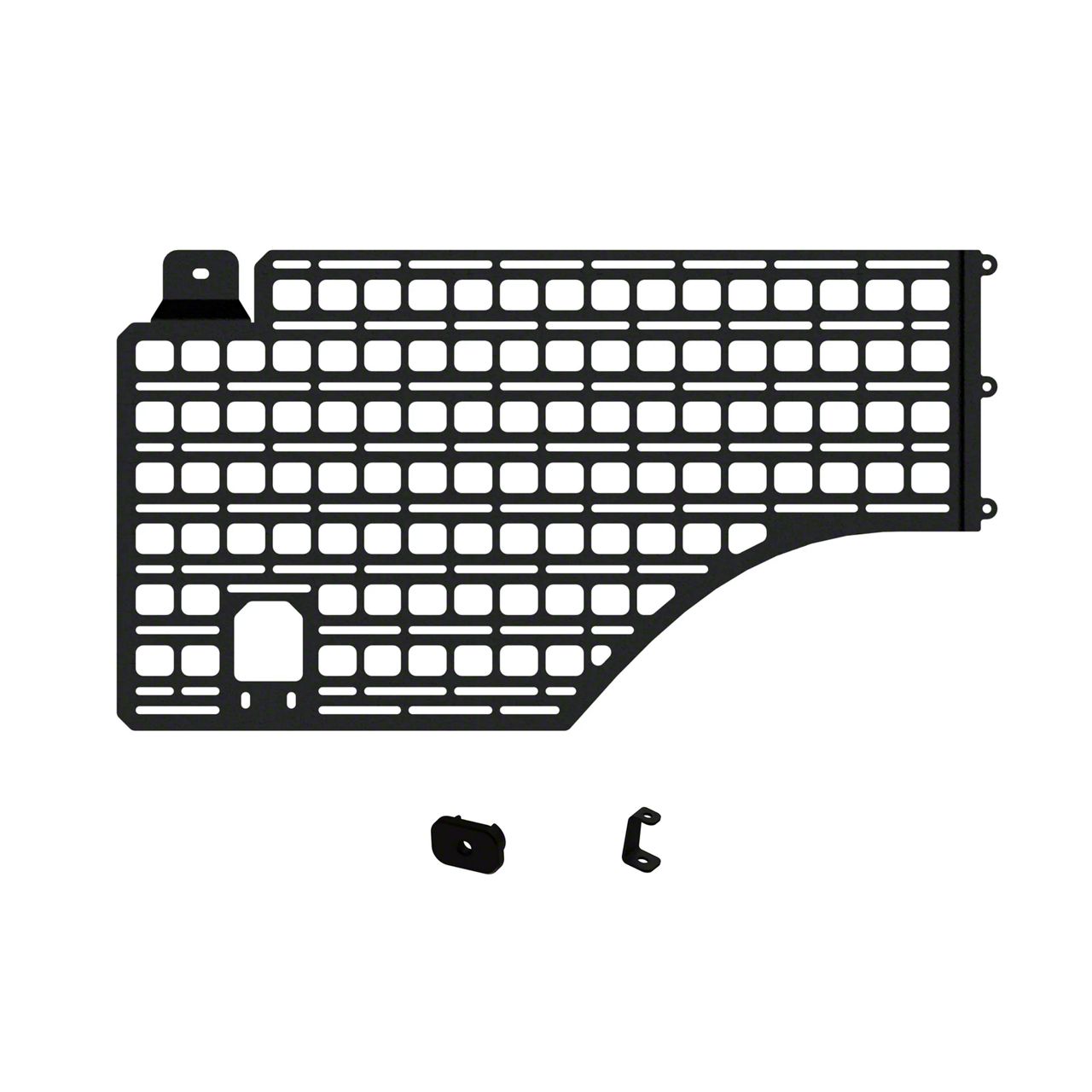 BuiltRight Industries Sierra 1500 Bedside MOLLE Rack System; Passenger ...