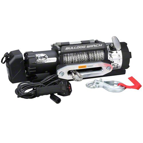 Bulldog Winch Sierra 2500 12,000 lb. Trailer Winch with Synthetic Rope ...