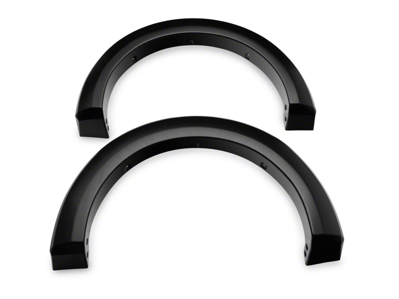 Bushwacker F-150 Extend-A-Fender Flares; Front and Rear; Matte Black ...