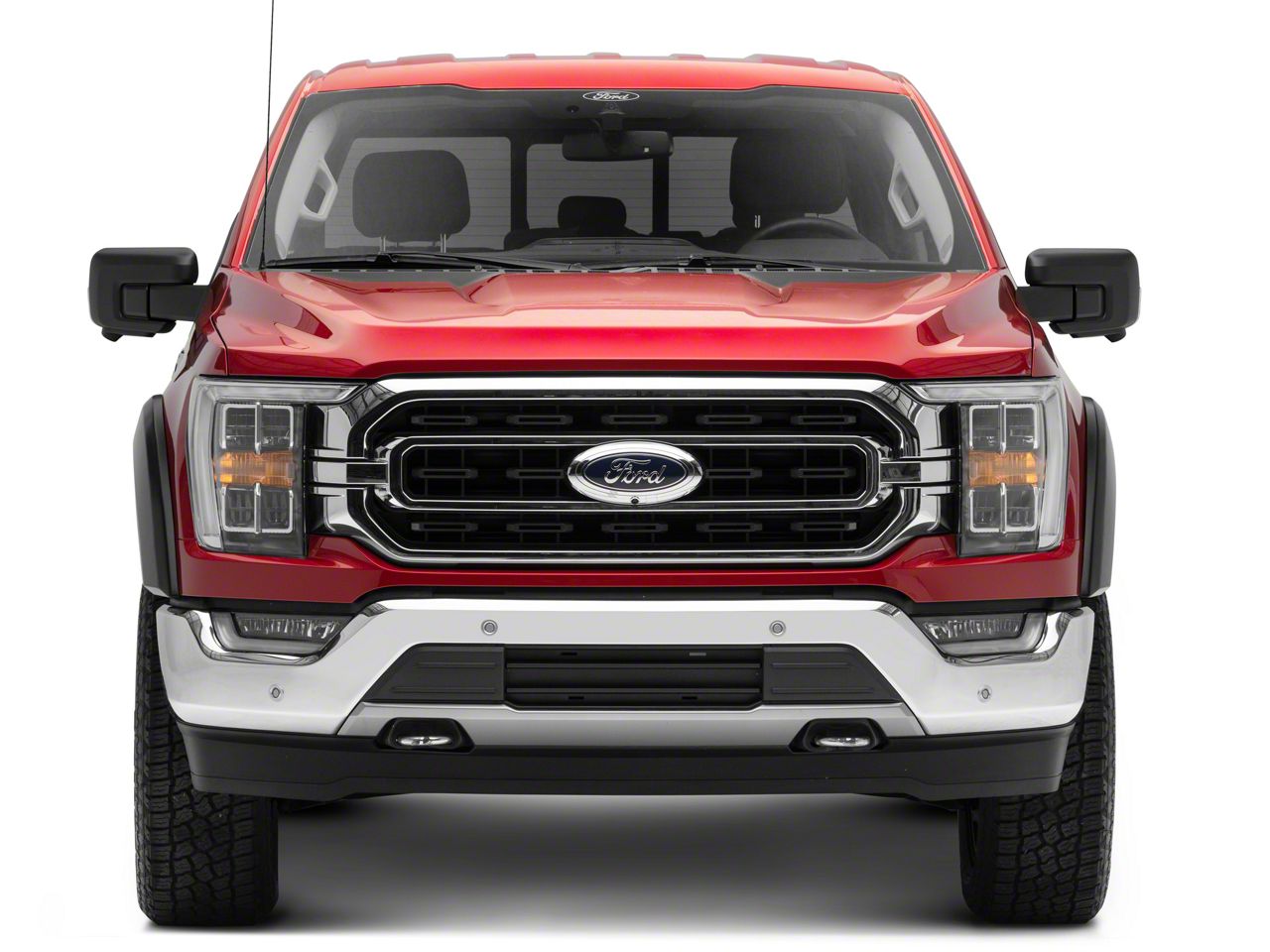 Bushwacker F-150 Extend-A-Fender Flares; Front and Rear; Matte Black ...