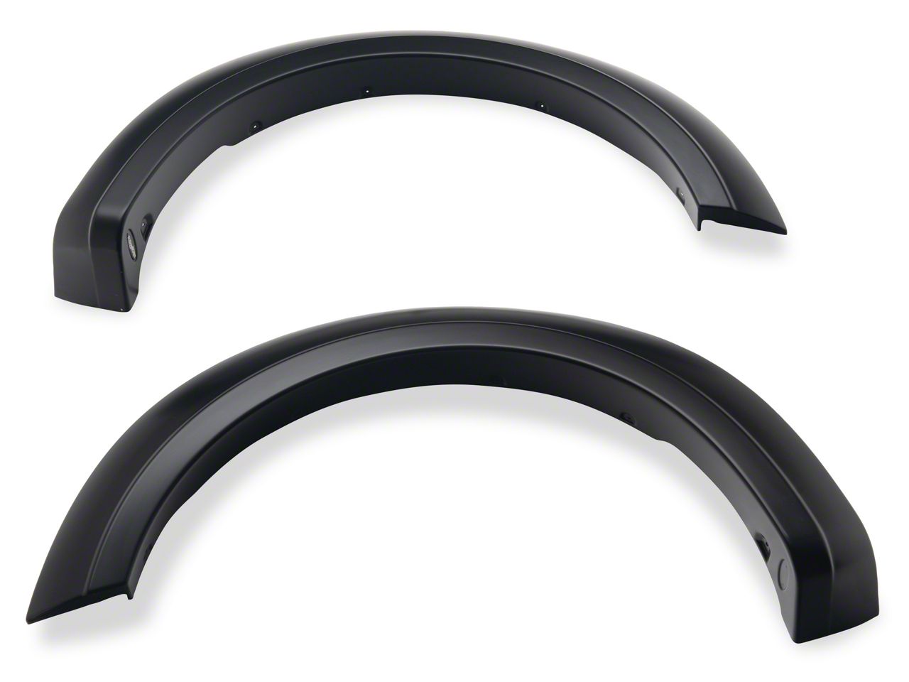 Bushwacker F-150 Extend-A-Fender Flares; Front; Matte Black 20069-02 ...