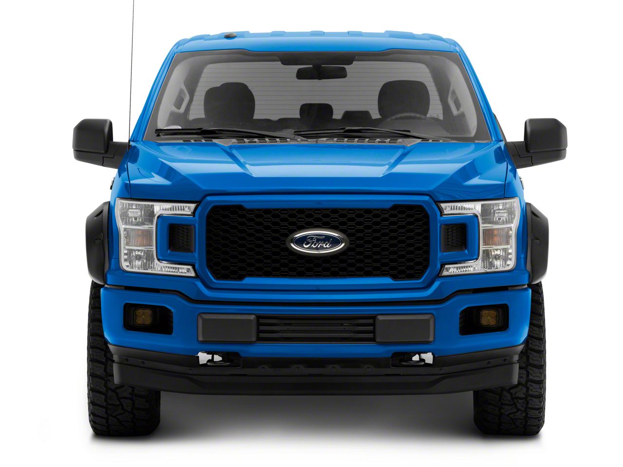 Bushwacker F-150 Forge Style Fender Flares; Front and Rear; Textured ...