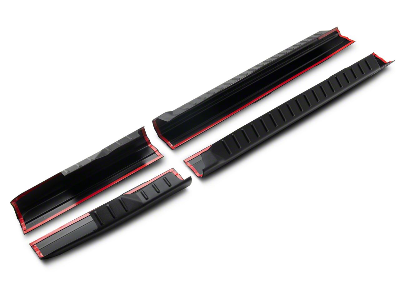 Bushwacker F-150 Trail Armor Rocker Panels; Matte Black 14071 (09-14 F ...
