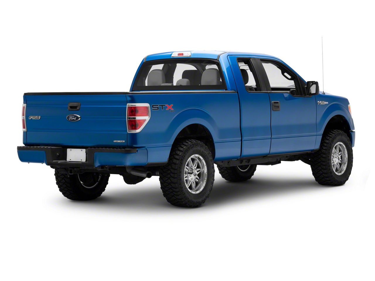 Bushwacker F-150 Trail Armor Rocker Panels; Matte Black 14071 (09-14 F ...