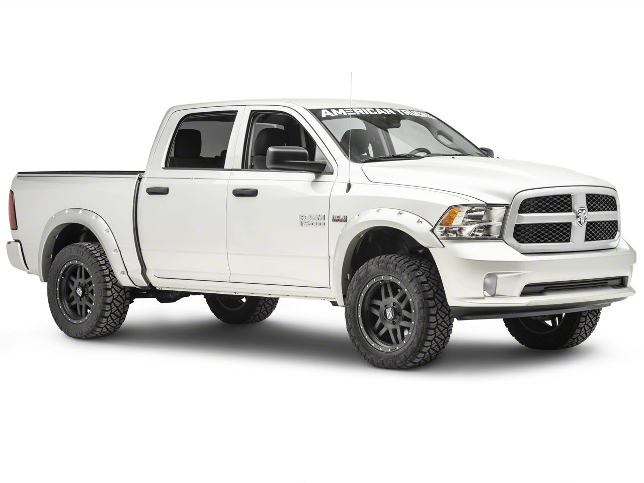 Bushwacker RAM 1500 Pocket Style Fender Flares; Pre-Painted R106378 (09 ...