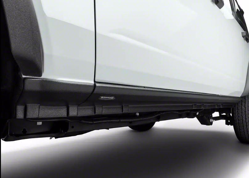 Bushwacker Sierra 1500 Trail Armor Rocker Panels; Matte Black 14102 (19 ...