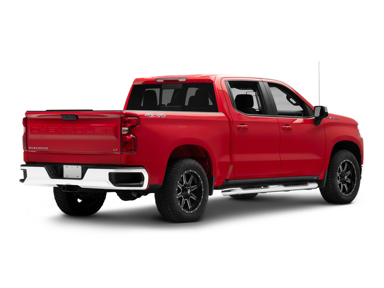 Bushwacker Silverado 1500 Trail Armor Rocker Panels; Matte Black 14102 ...