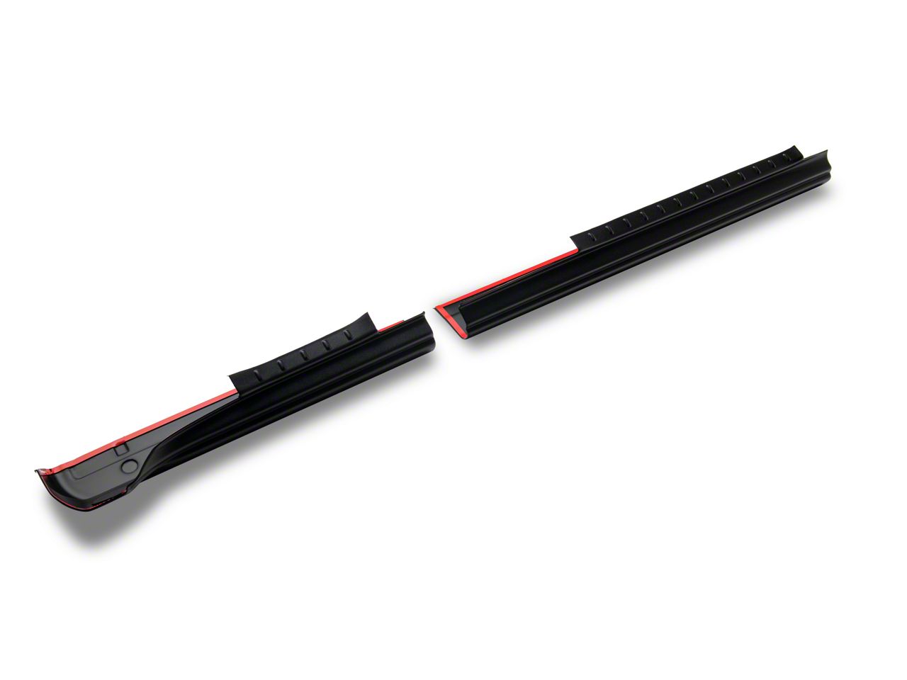 Bushwacker Silverado 1500 Trail Armor Rocker Panels; Matte Black 14089 ...