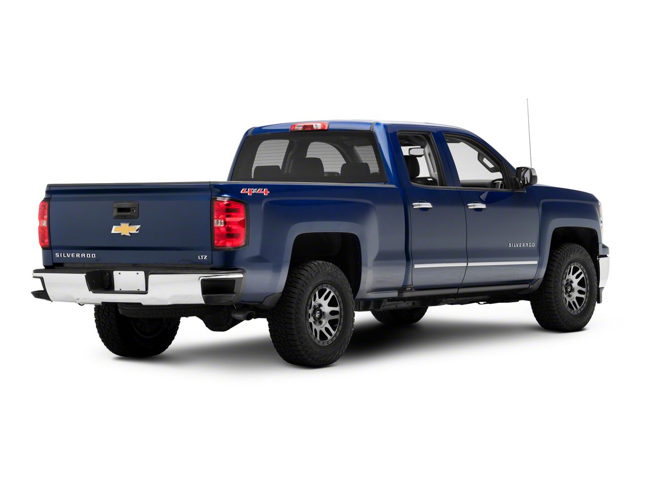 Bushwacker Silverado 1500 Trail Armor Rocker Panels; Matte Black 14089 ...