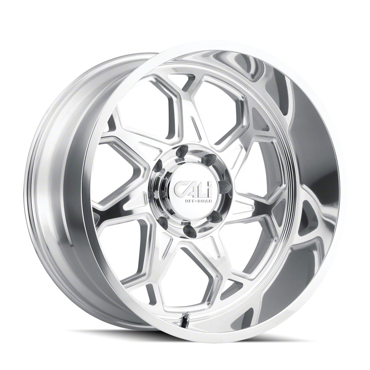 Cali Off-Road Silverado 2500 Sevenfold Polished 8-Lug Wheel; 20x12 ...