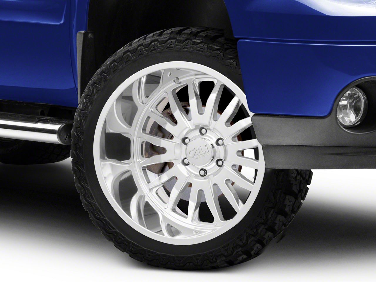 Cali Off-Road Sierra 1500 Summit Polished 6-Lug Wheel; 24x14; -76mm ...