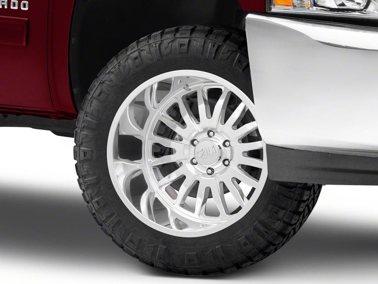 Cali Off-Road Silverado 1500 Summit Polished 6-Lug Wheel; 20x10; -25mm ...