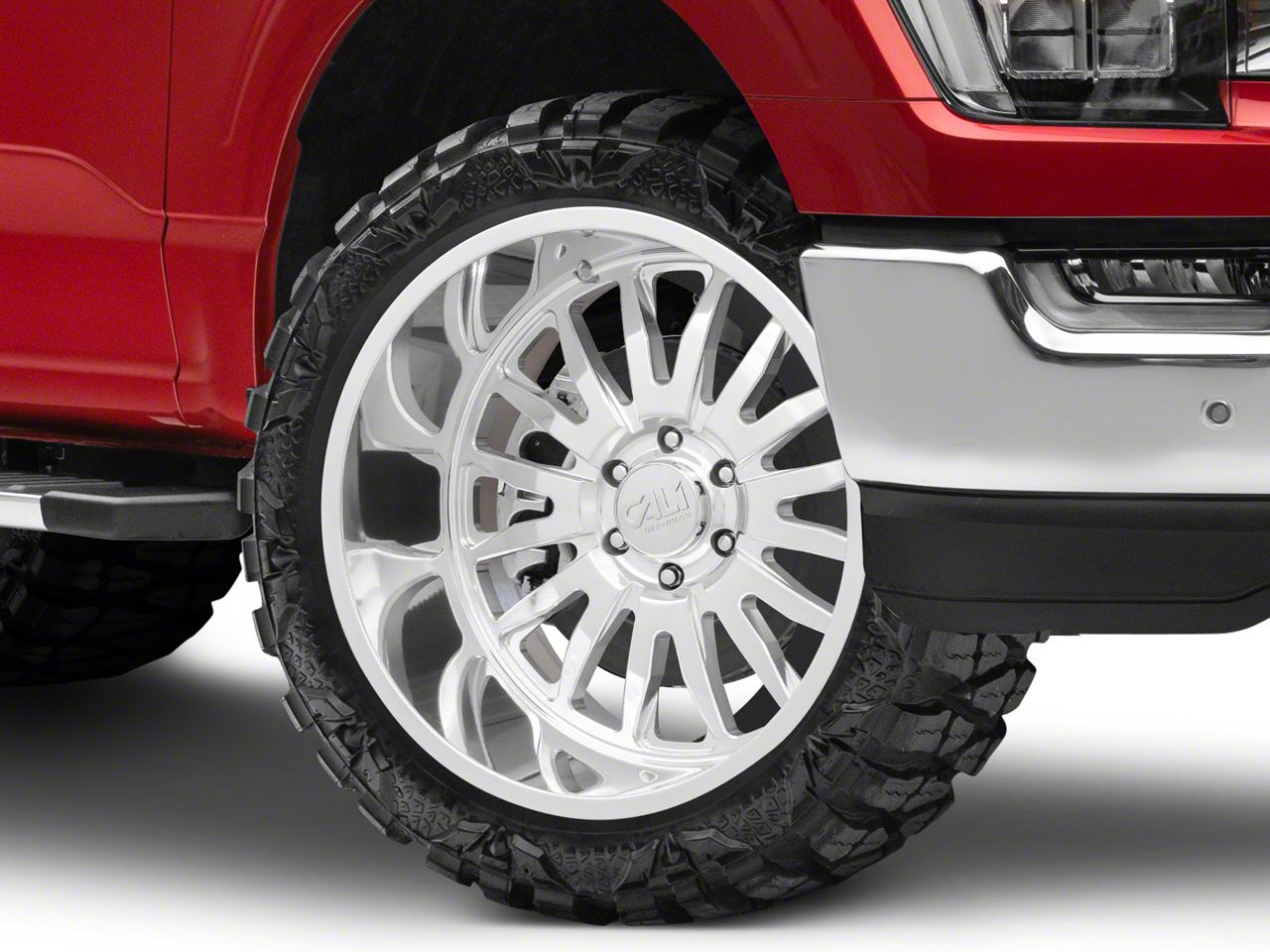 Cali Off-Road F-150 Summit Polished 6-Lug Wheel; 24x14; -76mm Offset ...