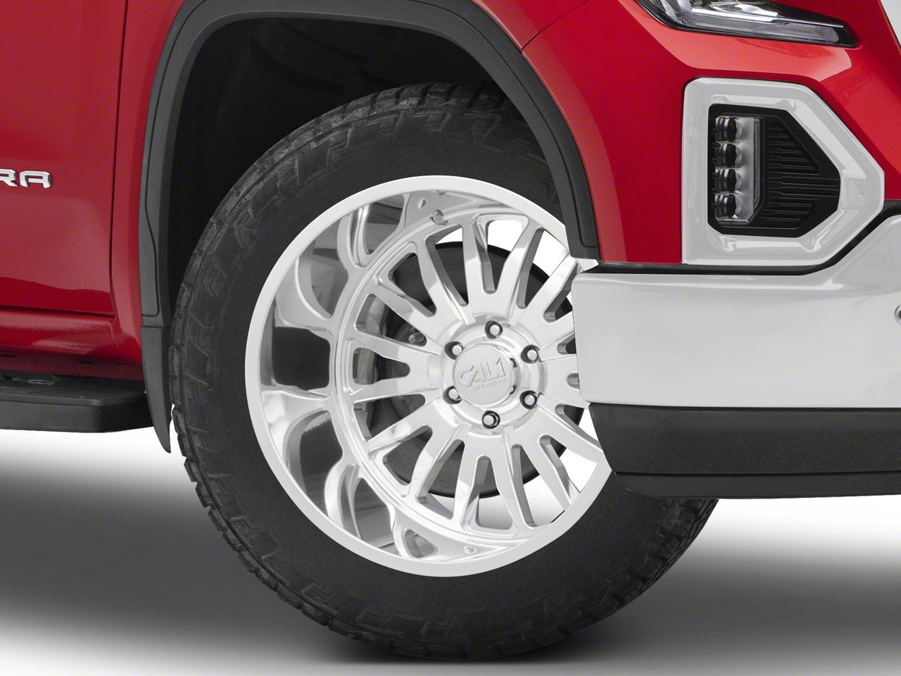 Cali Off-Road Sierra 1500 Summit Polished 6-Lug Wheel; 22x12; -51mm ...