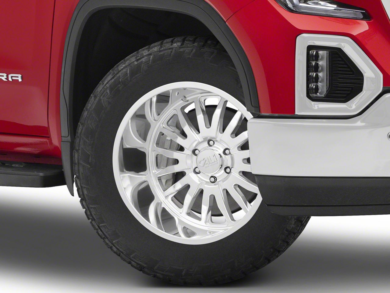 Cali Off-Road Sierra 1500 Summit Polished 6-Lug Wheel; 20x12; -51mm ...