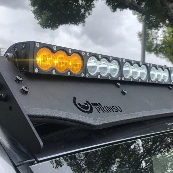Cali Raised LED F-350 Super Duty Dual Function LED Light Bar with Tall ...