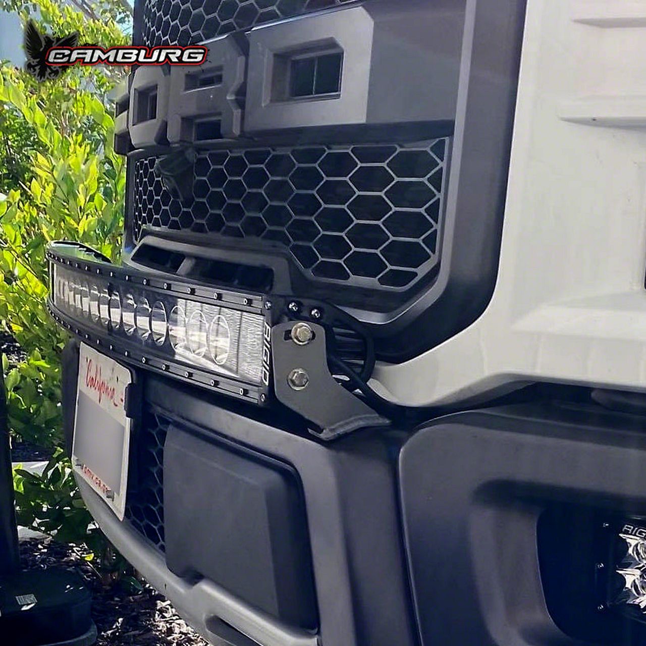 Camburg F-150 40-Inch LED Light Bar Front Bumper Mounting Kit CAM ...