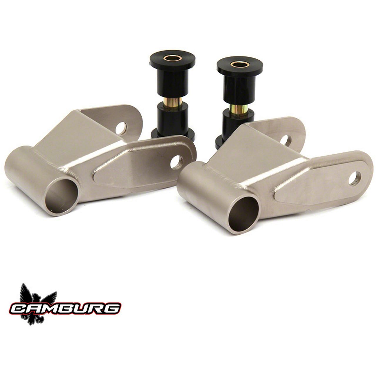 Camburg F-150 Stock Length Leaf Spring Shackle Kit; TIG Welded CAM ...
