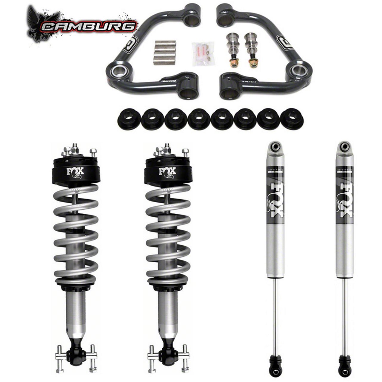 Camburg Ranger 1 to 3-Inch Trail Series Suspension Lift Kit with FOX 2. ...